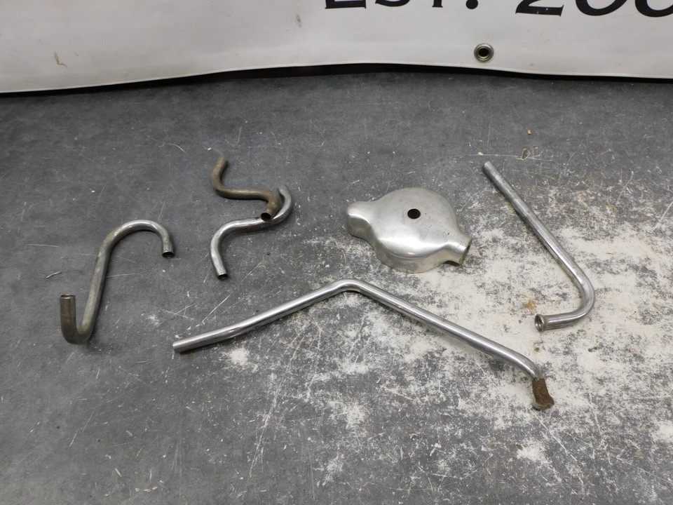 Harley Panhead Knucklehead Shovelhead Oil Filter Canister Top W/ Lines 2463