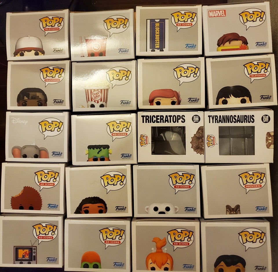 EMPTY Funko Pop! Display Boxes w/ Inserts - MINT CONDITION - Funko Not ...