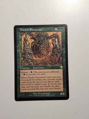 MtG Thicket Elemental LP x1 - Invasion | eBay