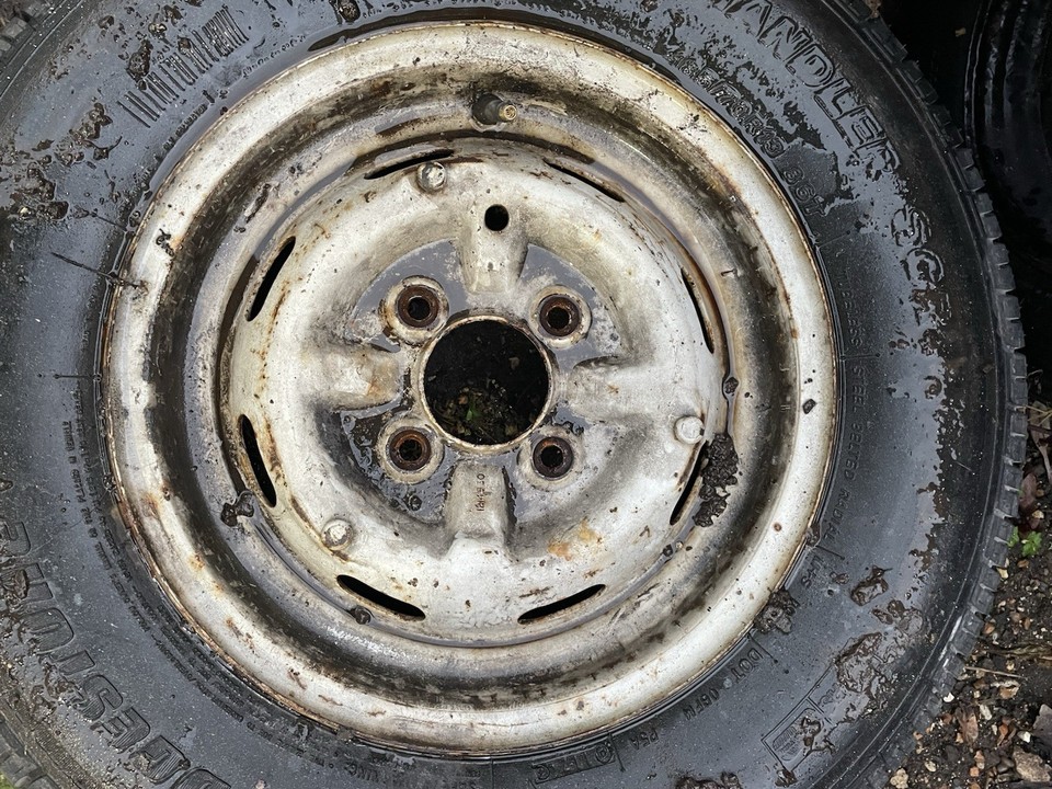 Sunbeam Alpine Steel Wheels Set of 4 | eBay UK