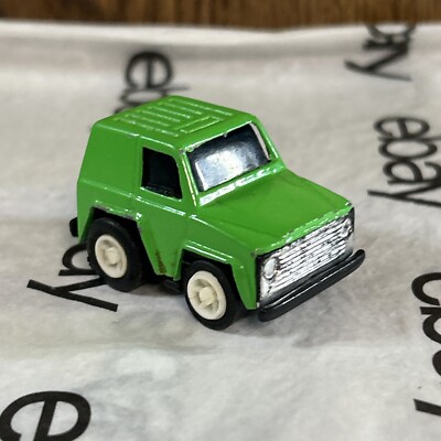 Vintage Unbranded 1.75" Green Jeep Penny Car Diecast Plastic pull car ...
