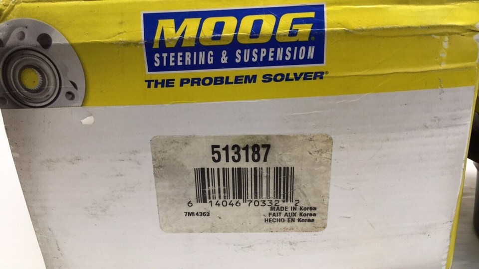 Moog 513187 Wheel Bearing and Hub Assembly | eBay
