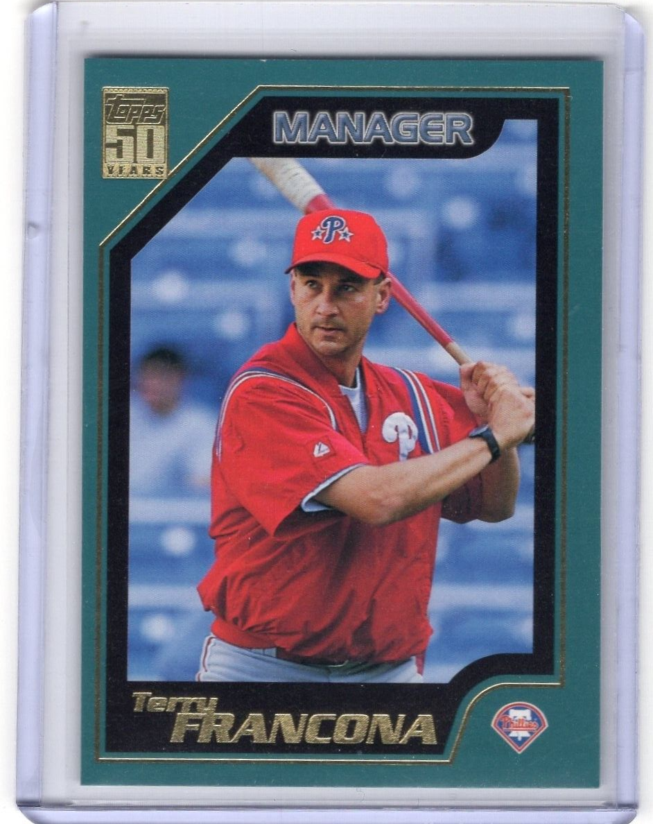 TERRY FRANCONA 2001 Topps #347 - MANAGER - PHILLIES | eBay