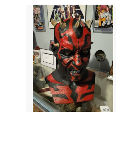 1 STAR WARS Life Size Bust Darth Maul Star Wars Prop 1/1 scale Great ...