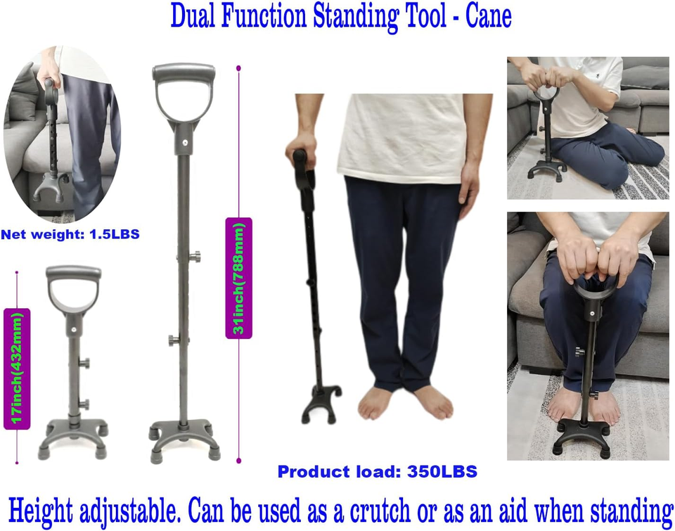 Three prong Tripod Walking Cane Stand Assist Disabled Handicap ...