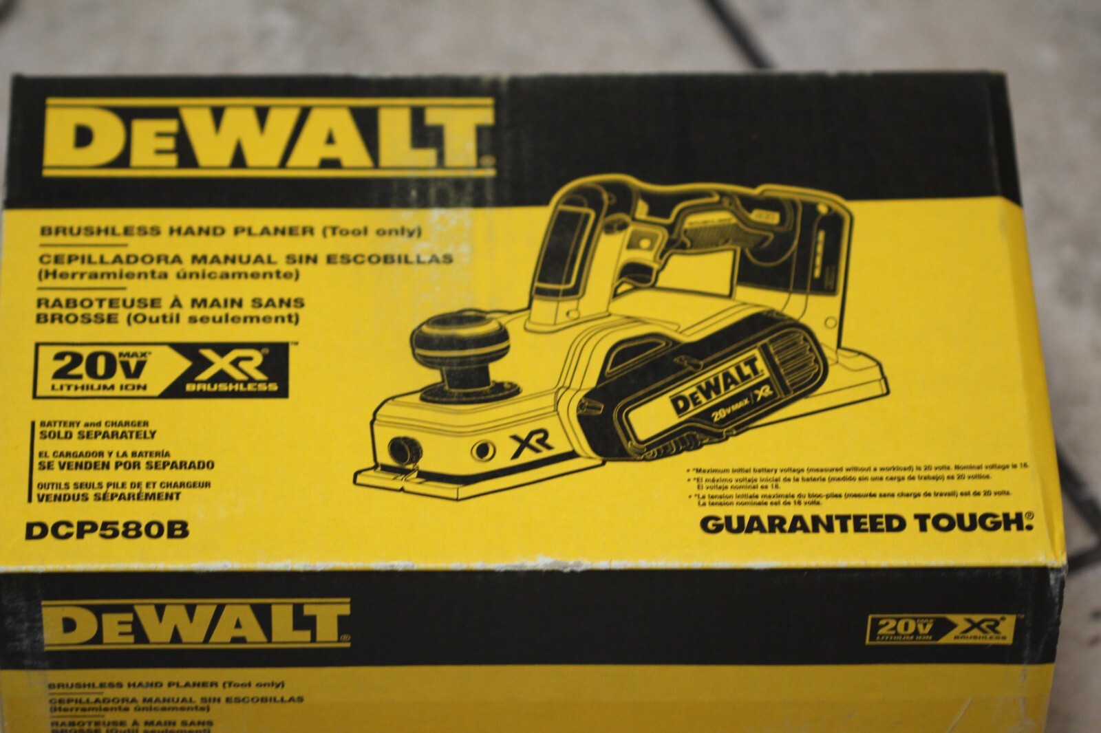 New Dewalt 20 Volt MAX XR Brushless 3-1/4 in. Planer (Tool Only ...