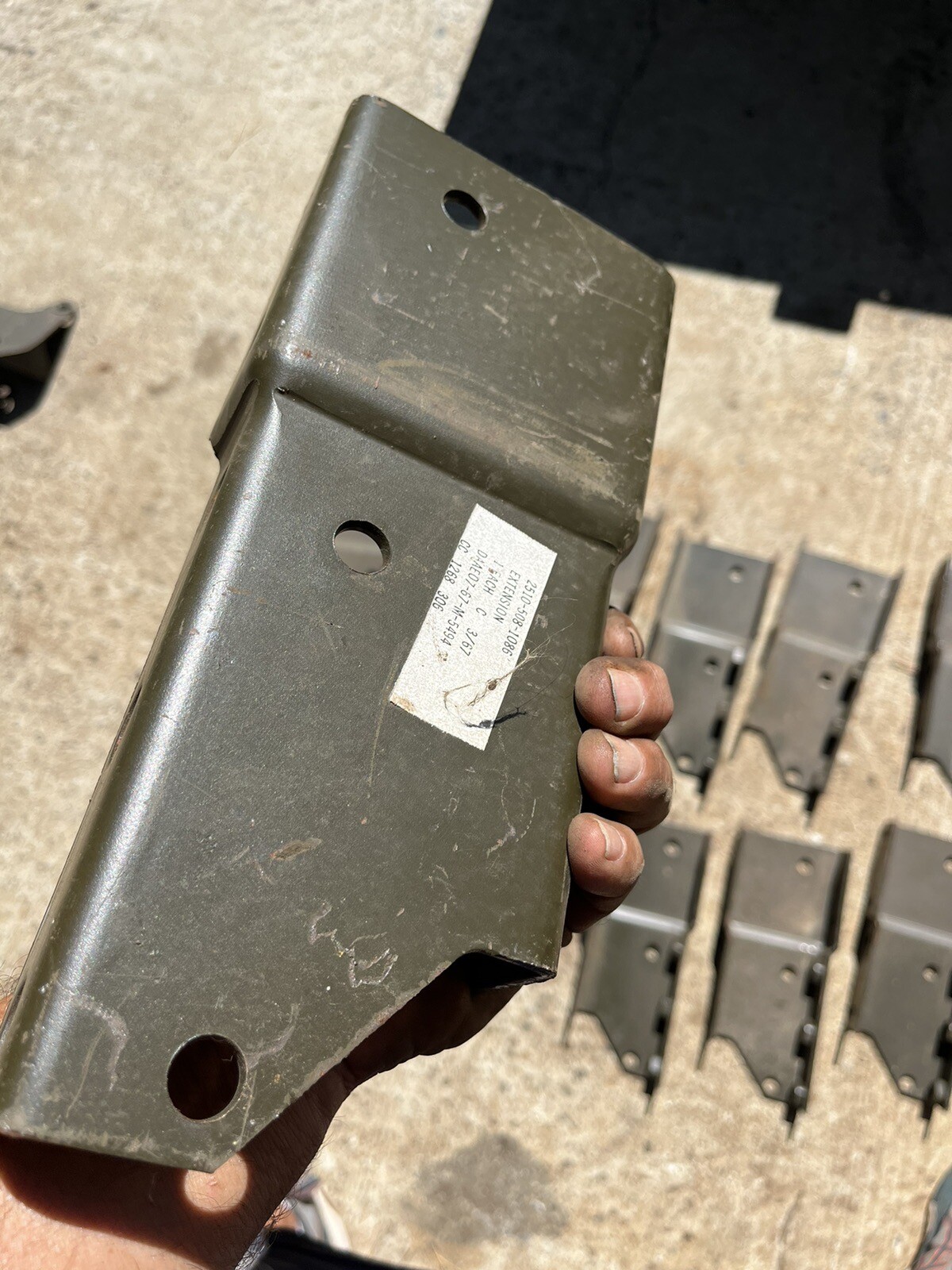 Dodge M37, G741, 1949, 1951 Braden LU4 189302 Right Side Frame ...