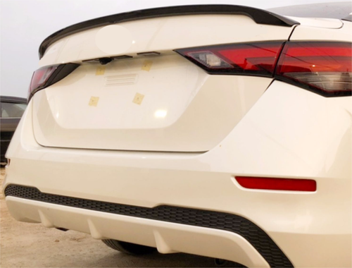 Rear Trunk Spoiler Wing Glossy Black For Nissan Sentra Sedan 4-Door ...