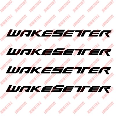 Malibu Wakesetter Boat Decals Malibu Boat Graphic Vinyl Stickers - Any ...