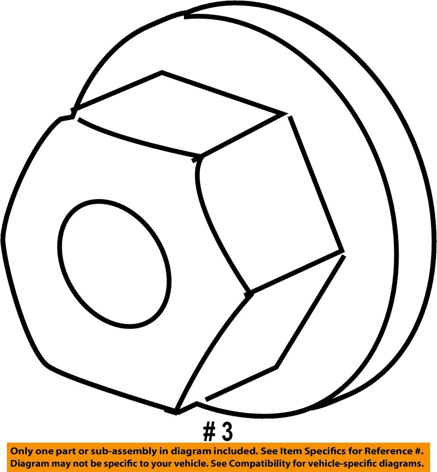 NISSAN OEM Steering-Gear Assembly Nut 54588JA060 | eBay