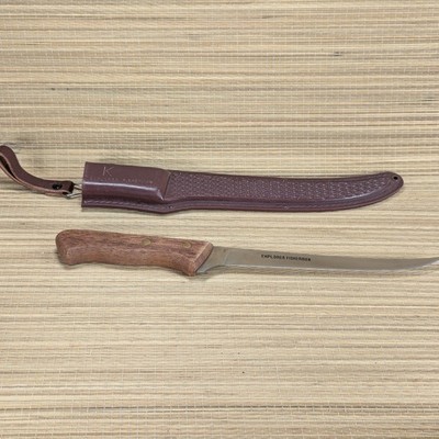 Vintage 440-A 8" Fillet Knife Explorer Fisherman 25-346 w/Original ...