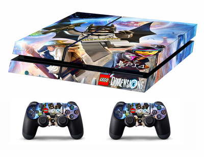 PS4 vinyl Skin Stickers lego dimentions style for Console & 2 ...