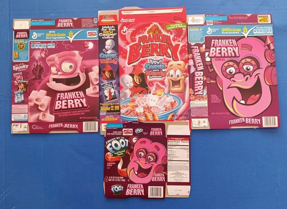 Frankenberry Cereal Box