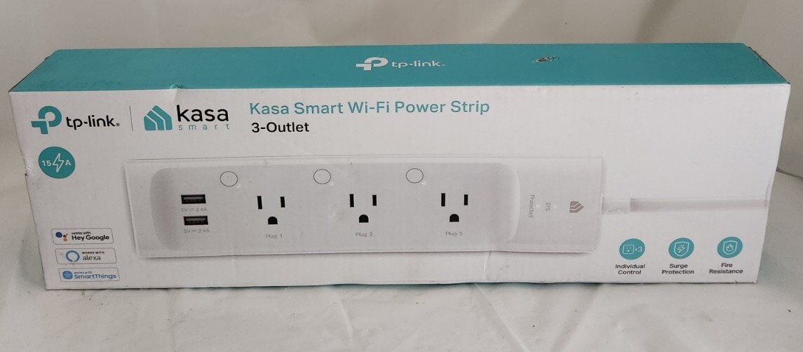 Kasa Smart KP303 3-Outlets Power Strip | eBay