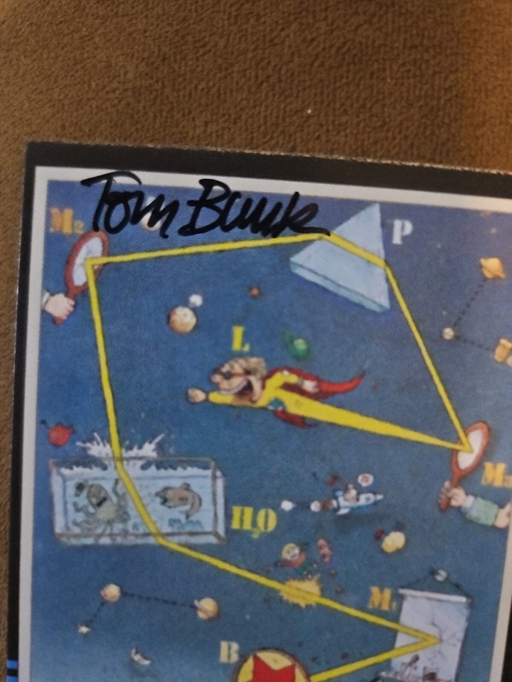 Tom Bunk Custom Signed Card - Artist for Quantoons - Science Education ...