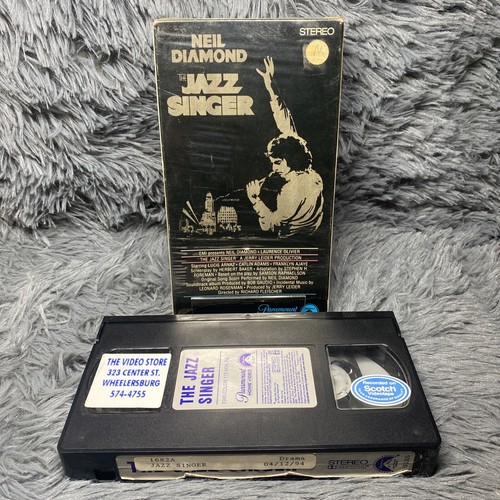 The Jazz Singer VHS Tape 1980 Neil Diamond Laurence Olivier Lucie Arnaz ...
