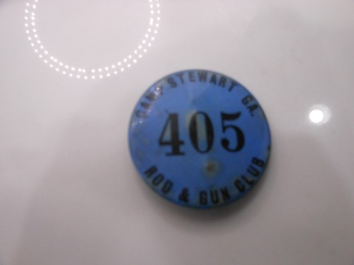 Vtg Camp Stewart Georgia Rod & Gun Club 405 Pinback Button Pin, St ...