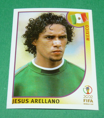 N°506 JESUS ARELLANO MEXICO PANINI FOOTBALL JAPAN KOREA 2002 COUPE ...