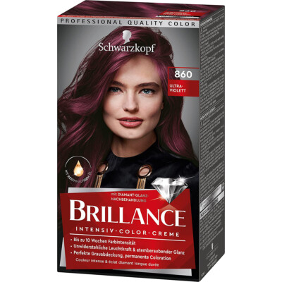 Schwarzkopf Brillance Intensiv Color Creme 860 Ultraviolett Coloration ...
