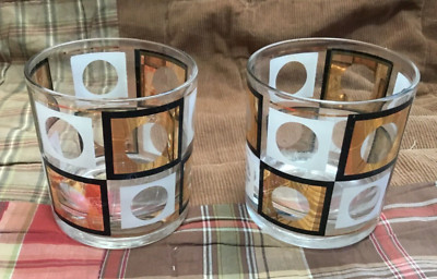 2 Vintage Short Highball Glasses Set of 2 | eBay