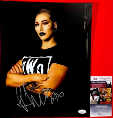 WWE NXT Rhea Ripley Signed NWO 11x14 Photo B Autograph WrestleMania JSA ...