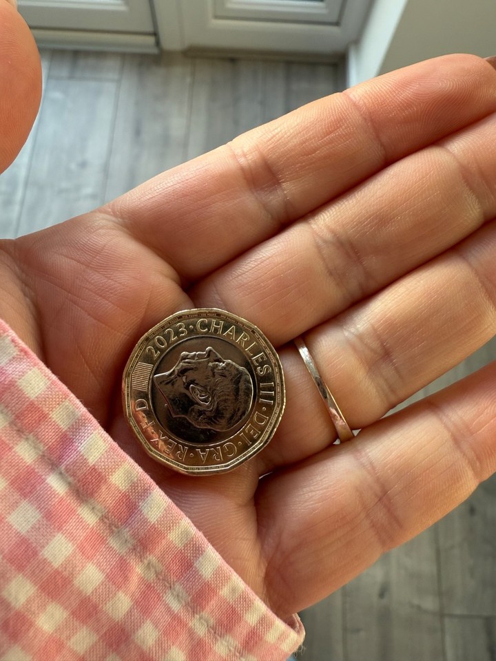 UNCIRCULATED Very Rare 2023 King Charles III Bee 1 Pound Coin Limited ...