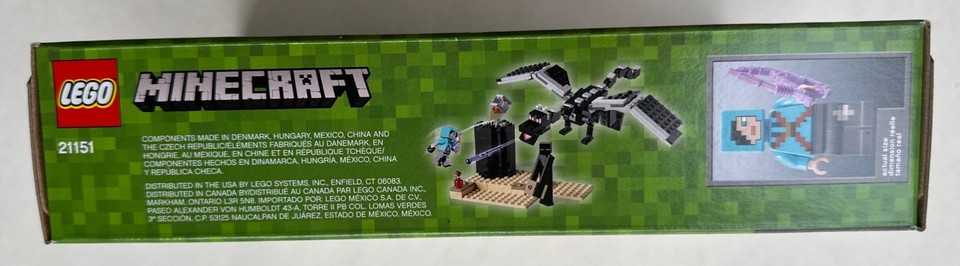 LEGO 21151 Minecraft: The End Battle - Brand New In Box - Retired ...