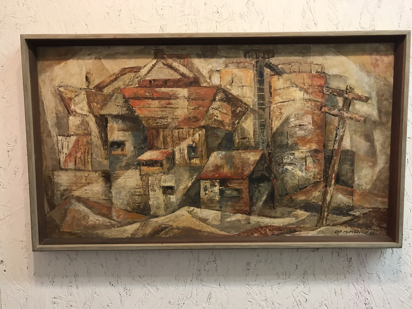 Vintage EVA McMURREY OIL PAINTING - Authentic Signed Dated Listed Texas ...