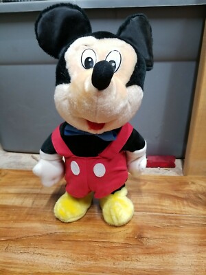 Vintage Mickey Mouse Battery Operated Walking Mickey Not Working | eBay
