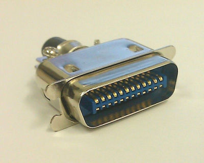 NEW 24 Pin Centronics Male Cable Mount Connector 57-30240 | eBay