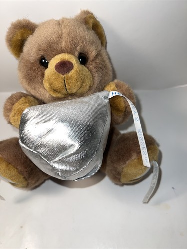 Hershey’s Kissed TM Teddy Bear Color Brown 1997 Plush Stuffed 9” Tall ...