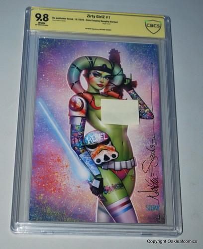 Zirty Girlz 1 CBCS 9.8 2020 Nathan Szerdy Oola Naughty Star Wars Signature | eBay