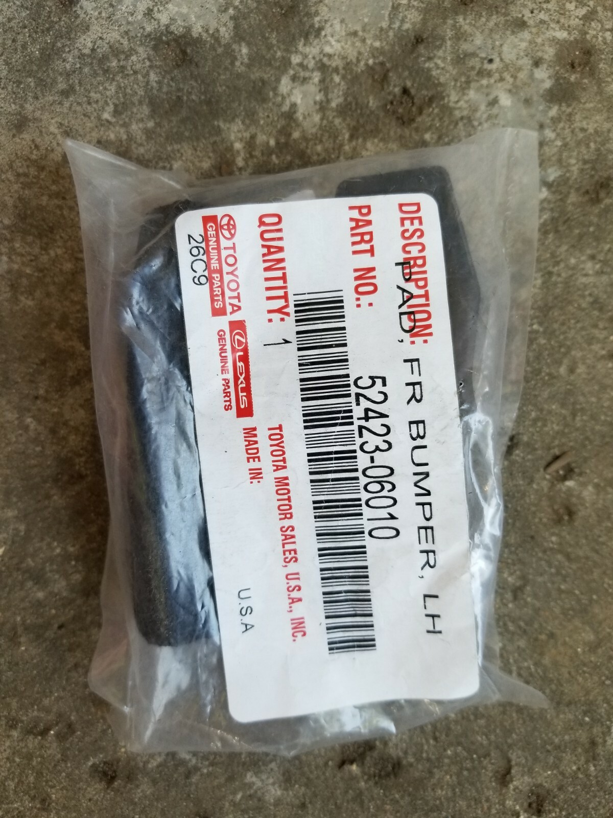 18 19 20 TOYOTA CAMRY LEFT LOWER GRILL PAD FRONT BUMPER OEM NEW 52423 ...