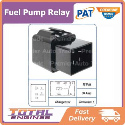PAT Premium Fuel Pump Relay fits Ford Falcon EB/ED/EF/EL/XH 4.9L V8 5 ...