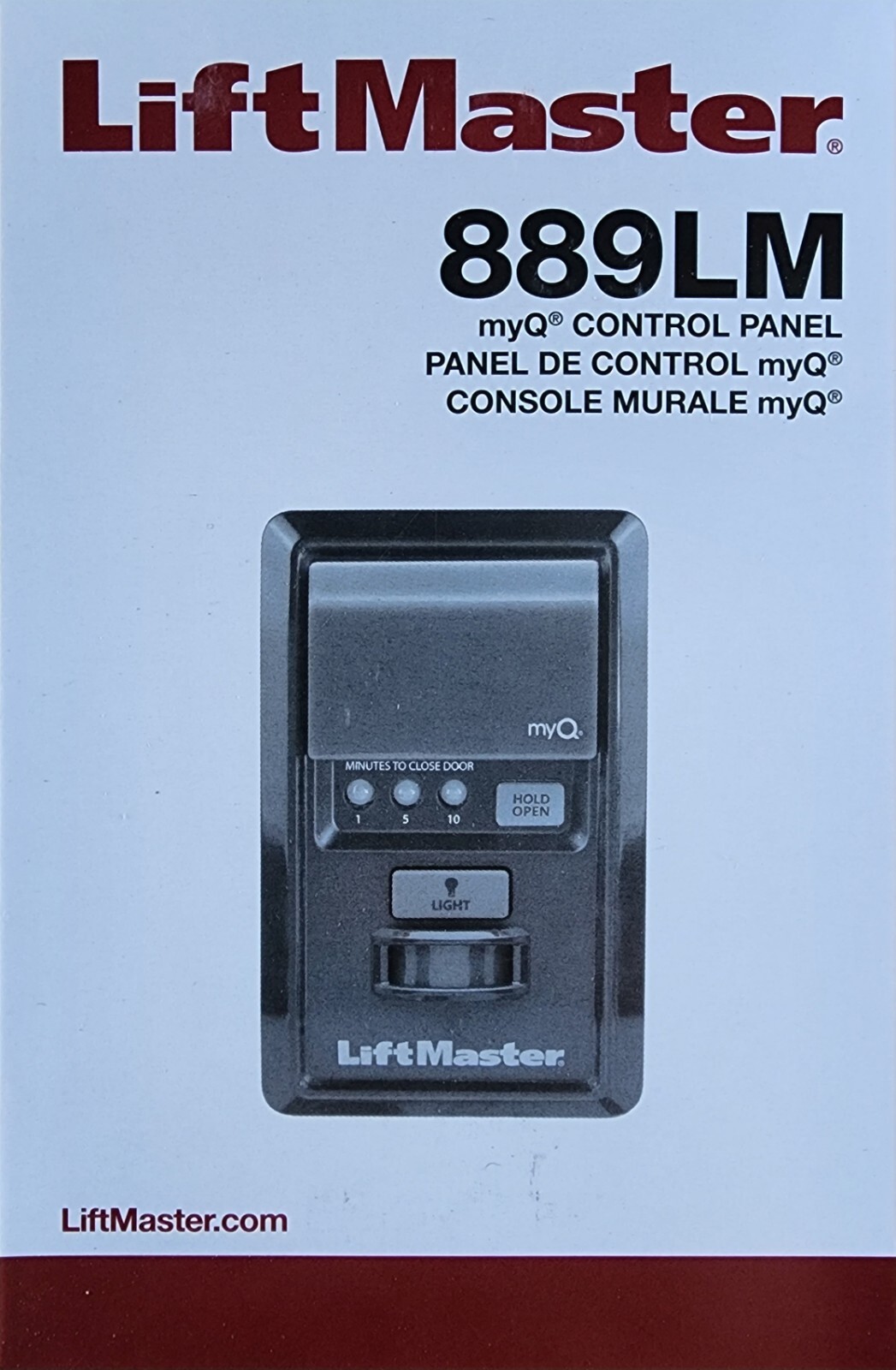 Liftmaster 889LMMC Replaces 889LM, 888LM Garage Wall Panels - MyQ ...