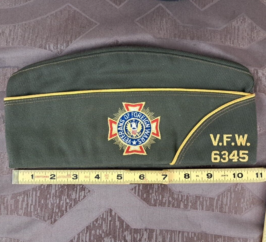 Vintage Union Made Veterans of Foreign Wars Garrison Cap VFW Post 6345 ...