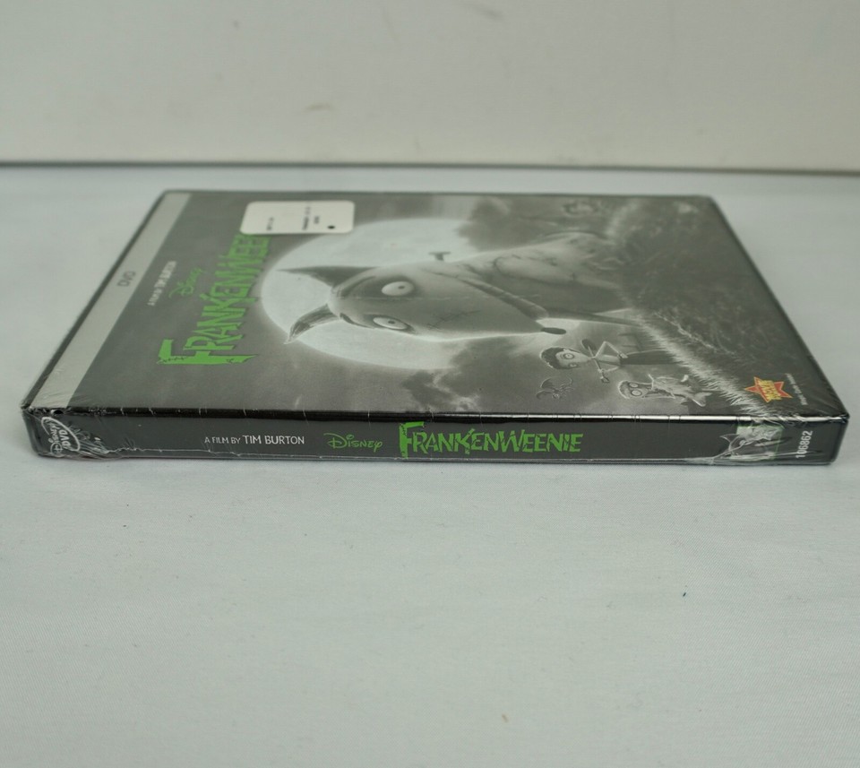 Frankenweenie DVD 2013 Disney Dog Halloween Tim Burton Movie NEW ...