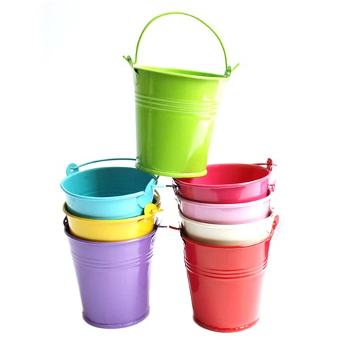20 Pcs Small Iron Bucket Tin Buckets Metal Flower Planters Baskets | eBay