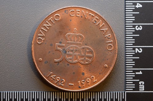 1492-1992 500th Anniversary Encuentro de Dos Mundos Santa Maria Medal ...
