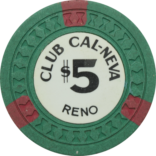 Club Cal-Neva Casino Reno Nevada $5 Chip 1960s | eBay