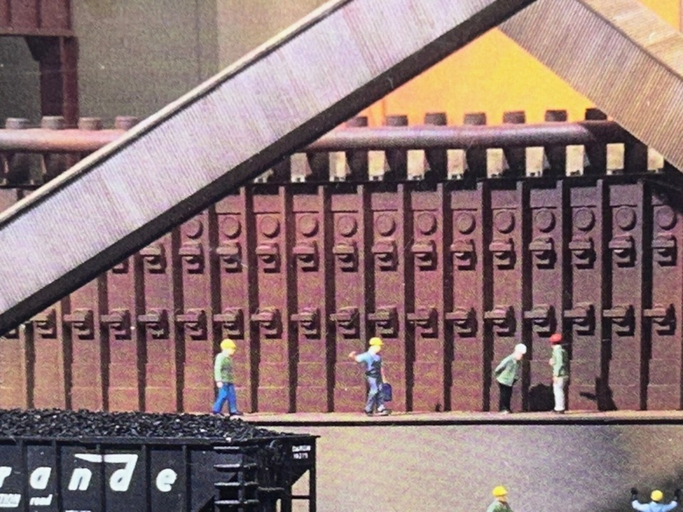 COKE OVENS & QUENCHER -USS WORKS STEEL MILL HO Scale KIT WALTHERS 933 ...