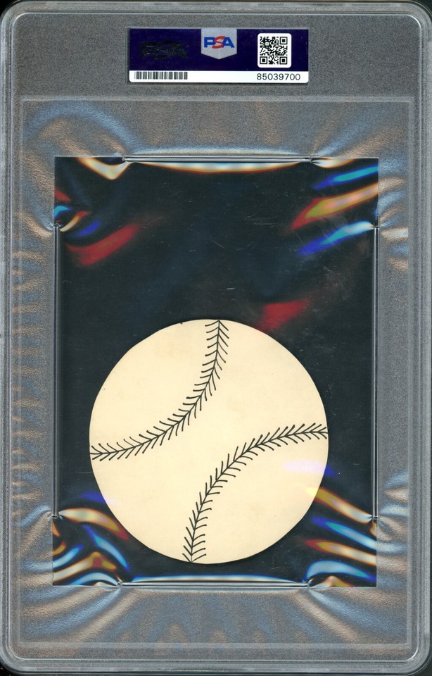 Ty Cobb Signed Baseball Disc 3-1/2" Diameter HOF PSA/DNA Auto | eBay