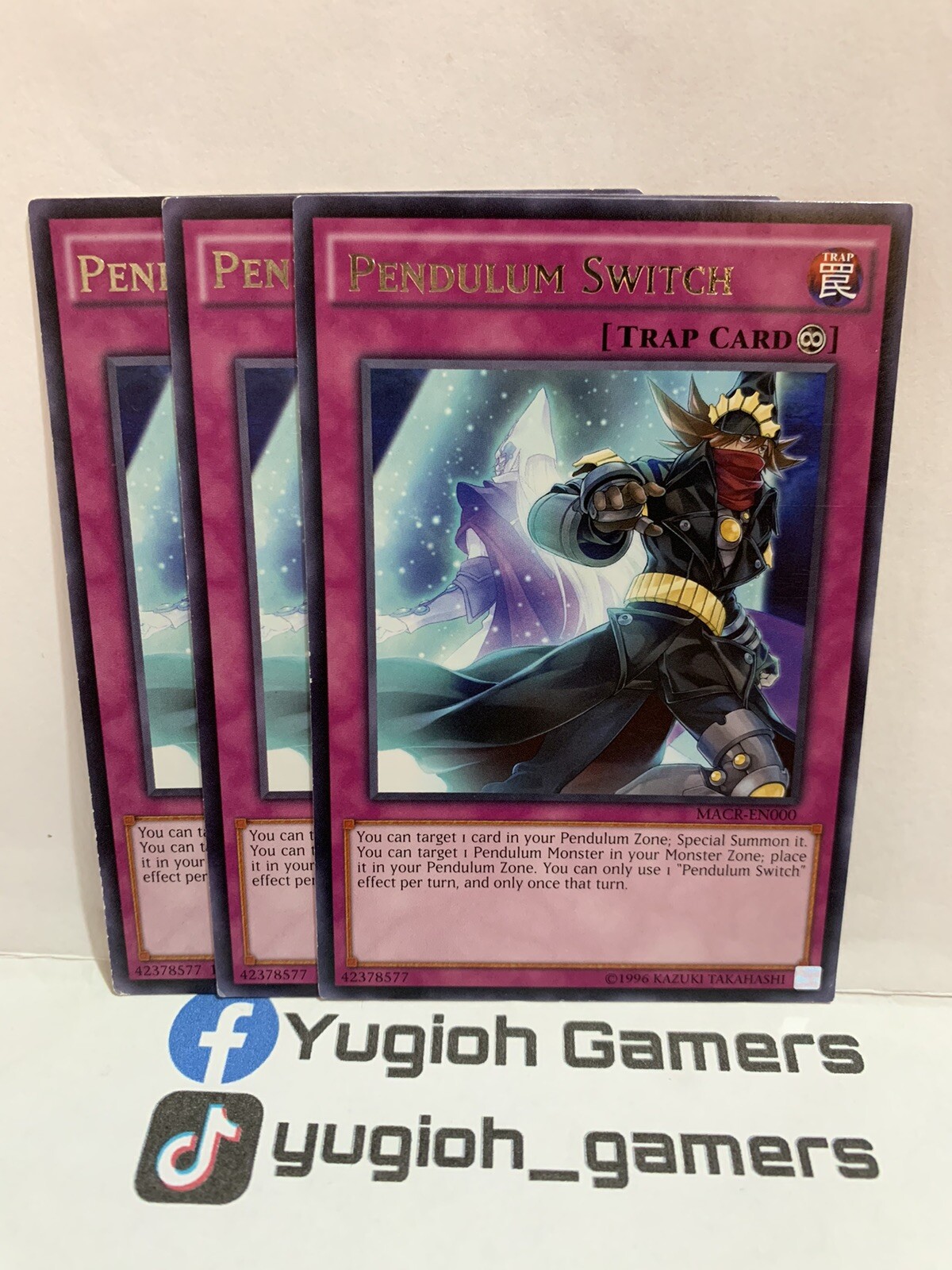 YUGIOH PENDULUM SWITCH MACR-EN000 X3 RARE LIGHT PLAYED | eBay