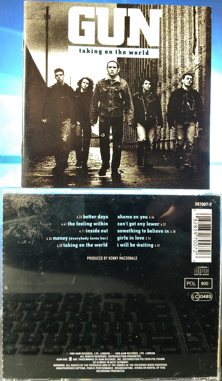 Gun - Taking On The World (CD, 1989, A&M Records, Germany) | eBay