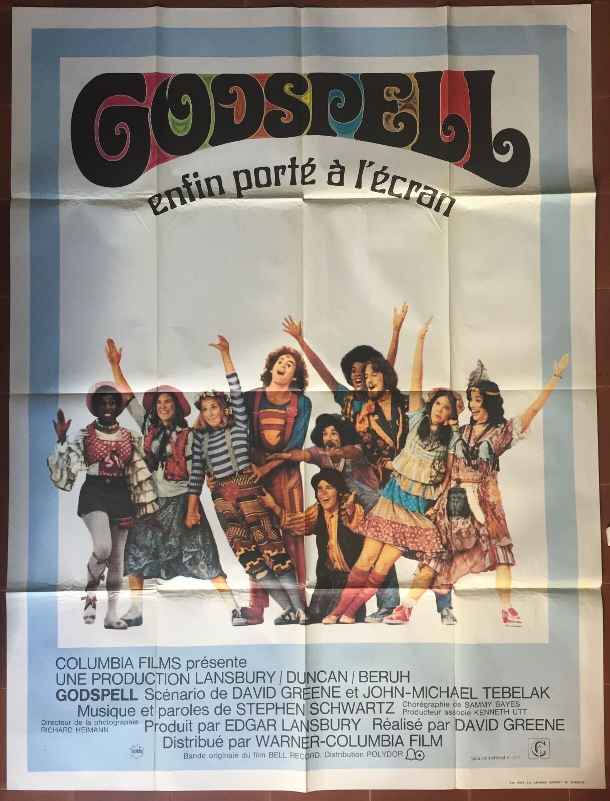 GODSPELL Poster Victor Garber DAVID GREEN Lynne Thigpen 120X160Cm | eBay