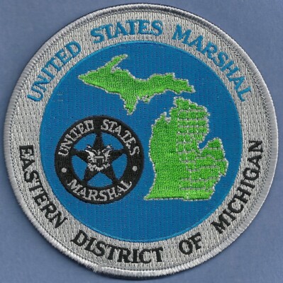 U. S. MARSHAL SERVICE EASTERN DISTRICT OF MICHIGAN PATCH | eBay