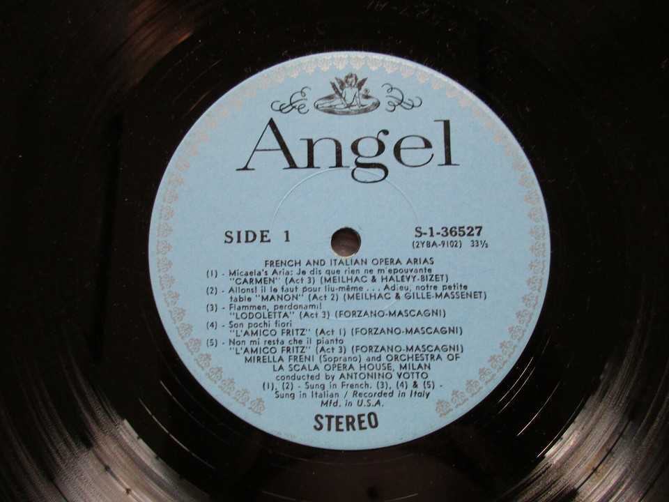 Mirella Freni French & Italian Opera Arias vinyl record album | eBay UK