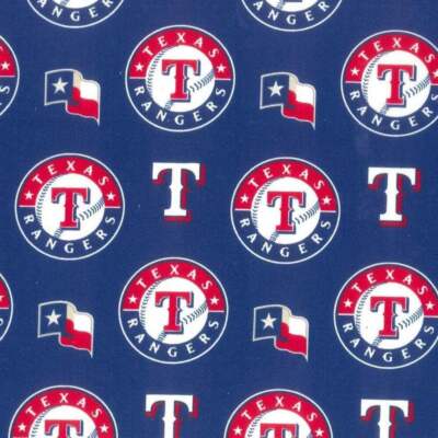 Texas Rangers MLB American League West Cotton Fabric | eBay