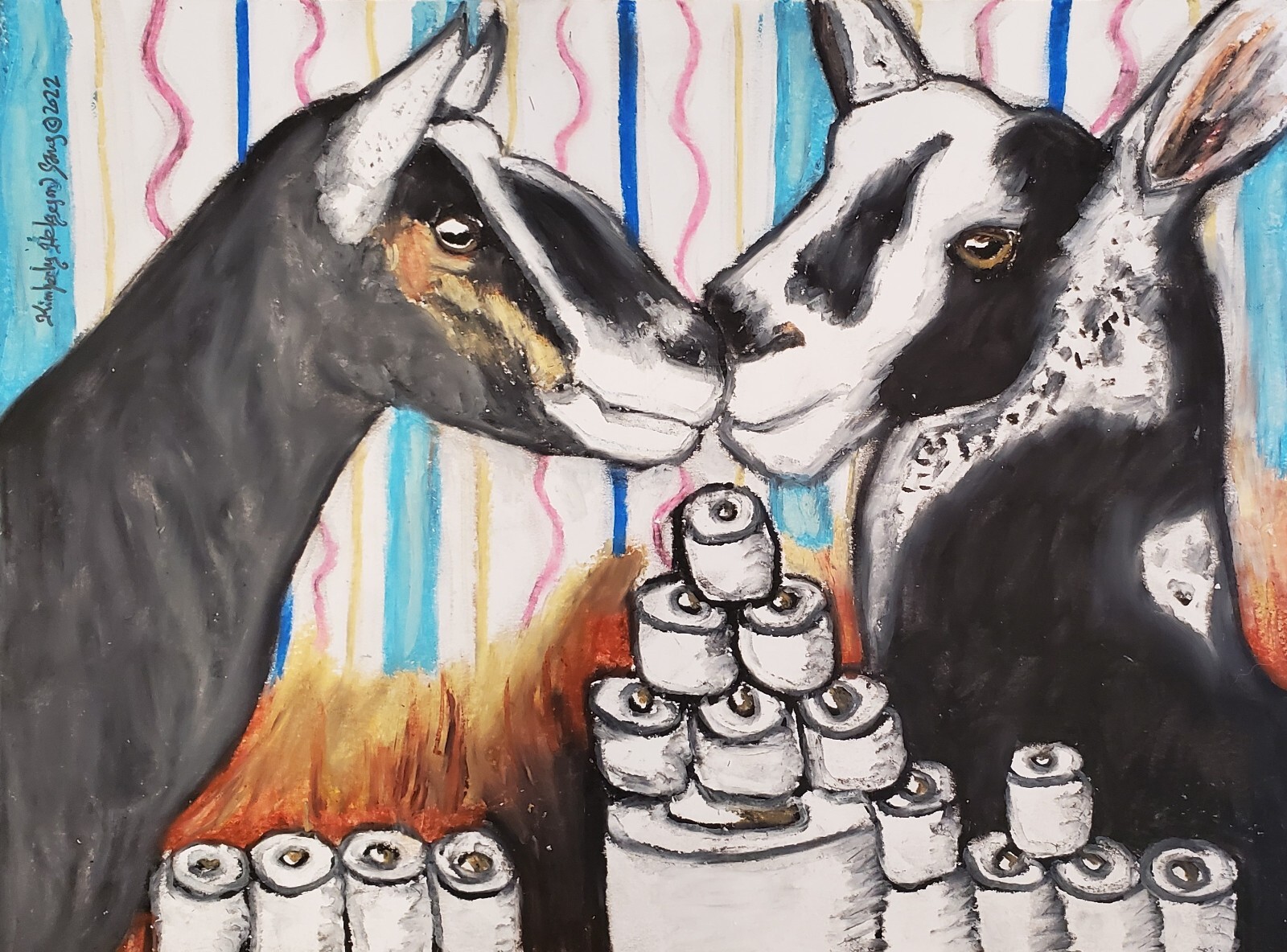 Sable Art Print 5x7 TP Hoarder Goat Collectible Signed KSams Vintage ...