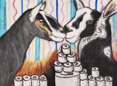 Sable Art Print 5x7 TP Hoarder Goat Collectible Signed KSams Vintage ...